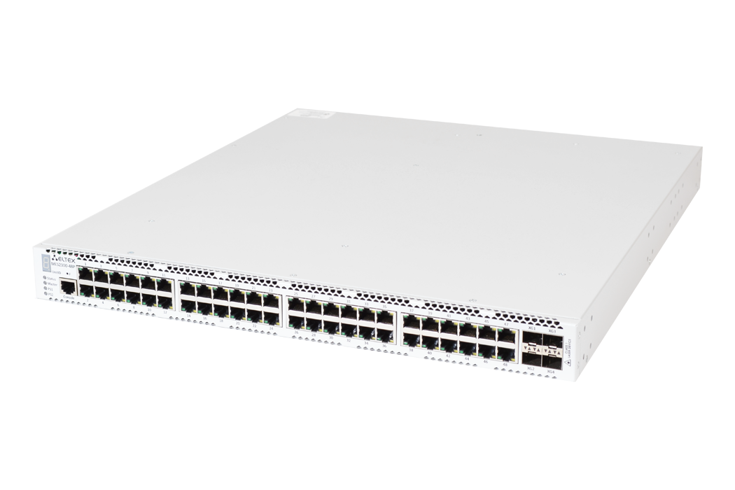MES2300-48P | Коммутатор Eltex 48 портов 1G PoE/PoE+, 4 порта 10G (SFP+) — Купить с гарантией в ...