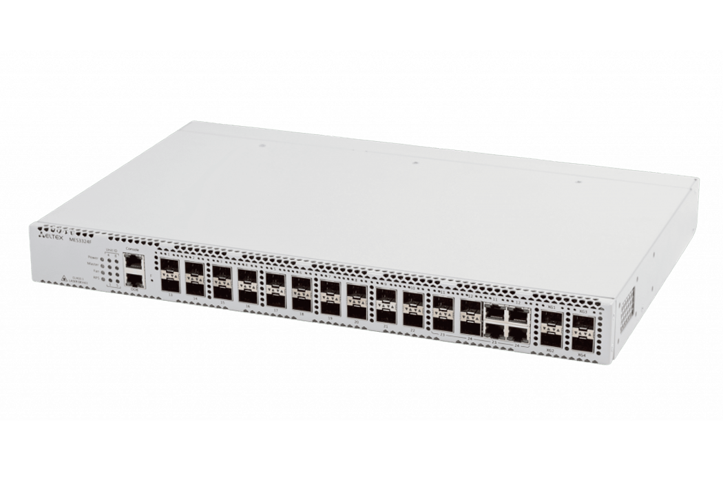 MES3324F | Коммутатор Eltex 20 портов 1G (SFP), 4 combo-порта 1G, 4 ...